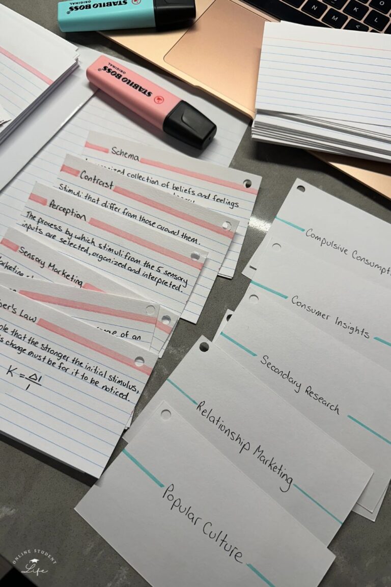 How to Make Effective Flashcards for Studying Using Index Cards ...